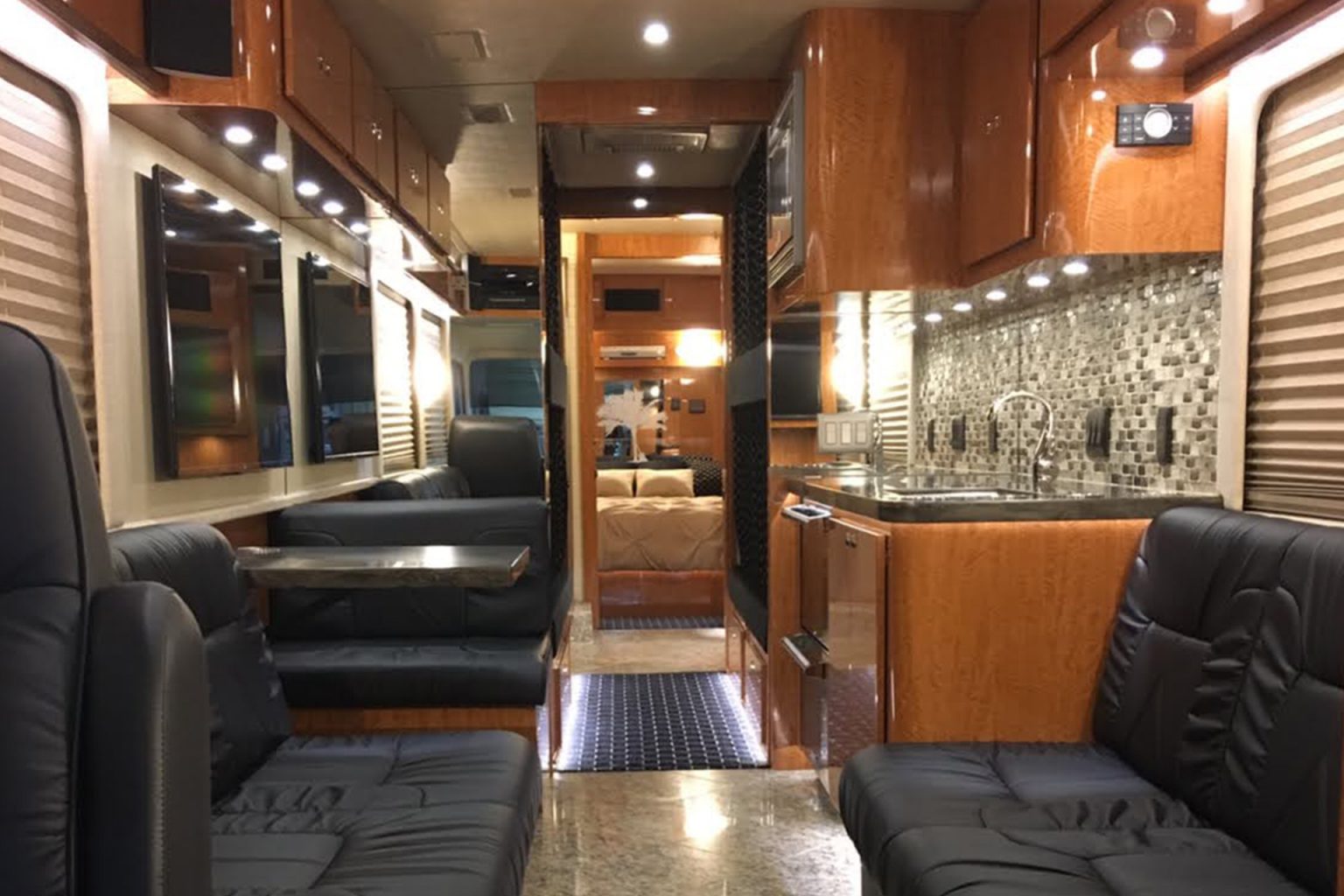 Motorcoach Interiors - Northeast Luxury Coach