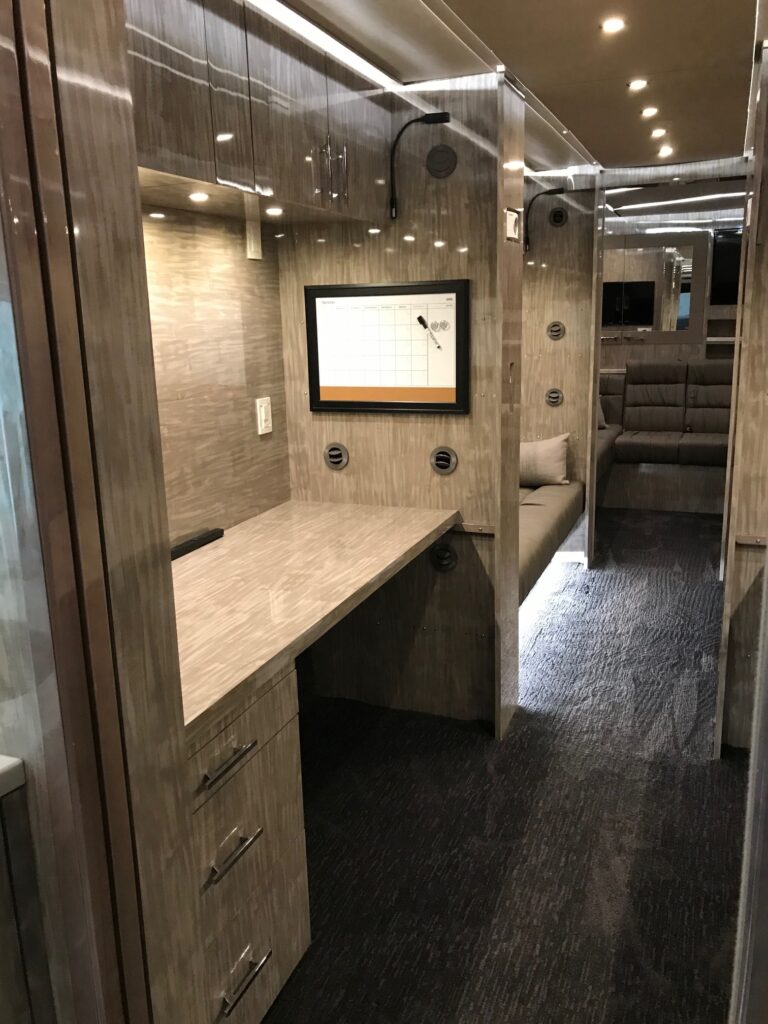 Entertainer Coach With A Tile Shower - Northeast Luxury Coach